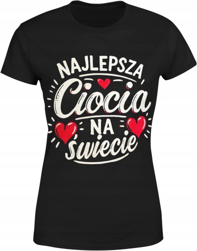 Najlepsza ciocia na świecie Damska koszulka
