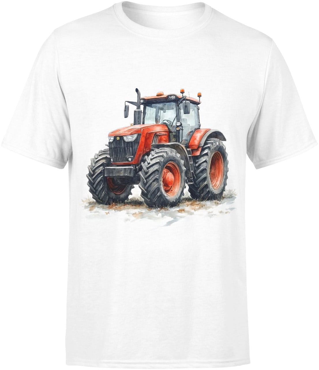 Retro Vintage traktor ze traktorem Męska koszulka
