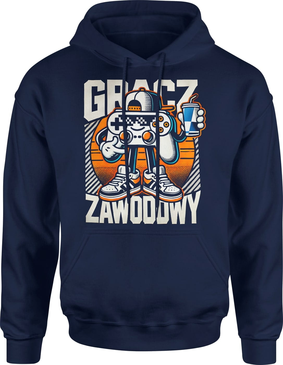 Gracz zawodowy Męska bluza z kapturem