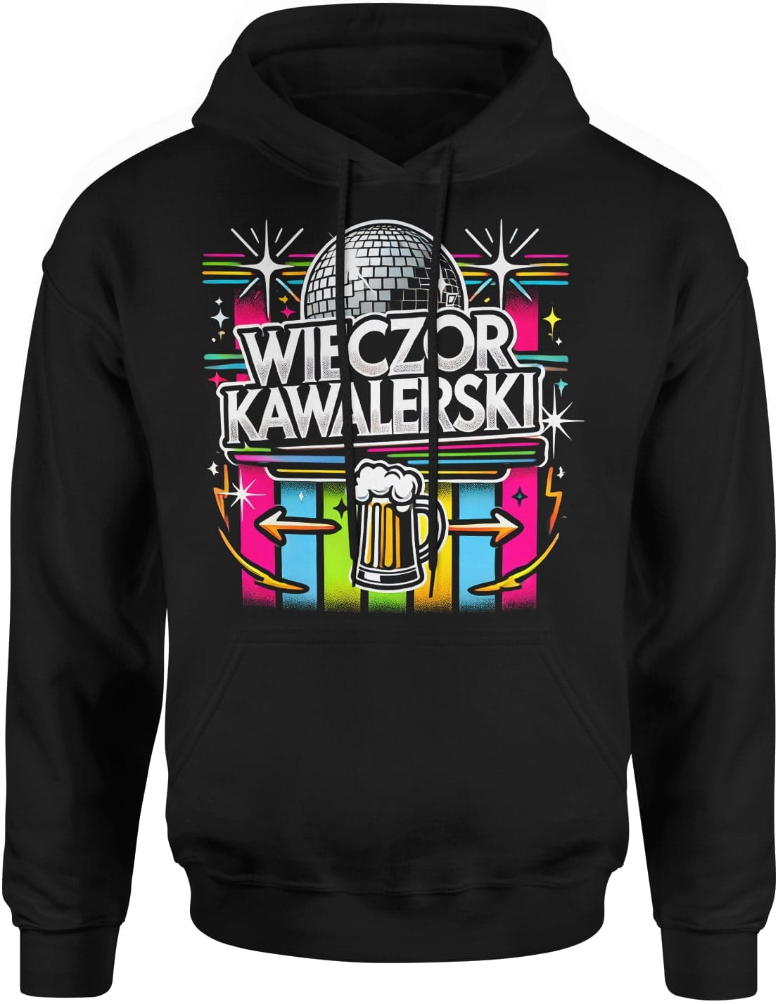 Imprezowa Kula Męska bluza z kapturem